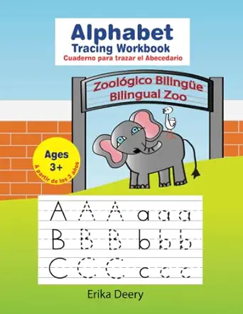 Bilingual Zoo Alphabet Tracing Workbook Cuaderno Para Trazar El ...